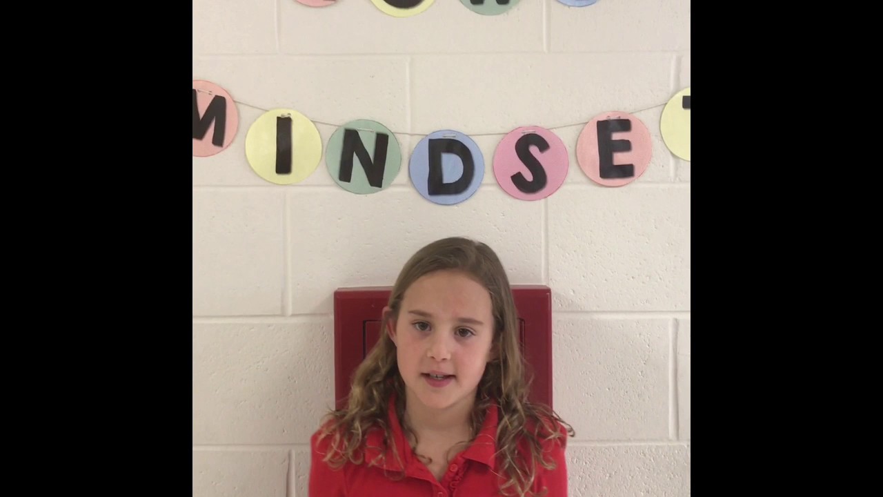3rd Graders Have Growth Mindset - YouTube