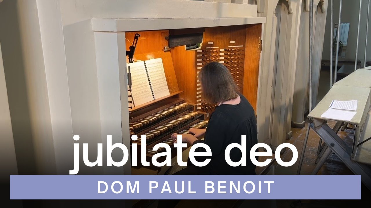 Dom Paul Benoit - Jubilate Deo omnis terra | Vilnius Cathedral - YouTube