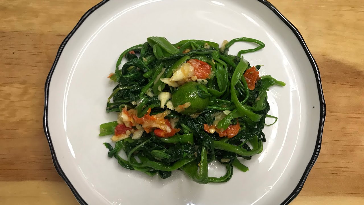 Sayur gonda(jukut gonda) khas Bali. - YouTube