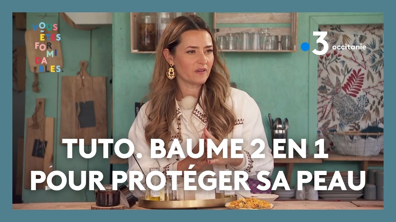 Baume 2 en 1 pour protéger la peau après la baignade - YouTube
