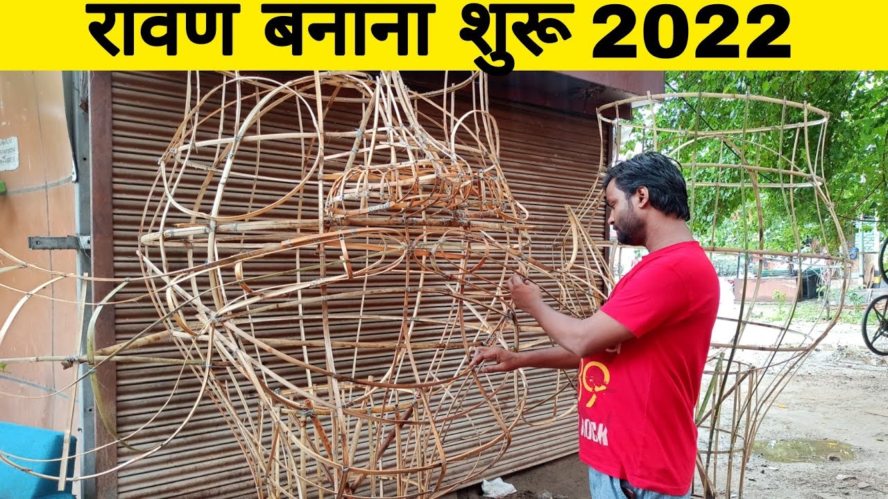 ravan market 2023 ravan market delhi ravan dahan ravan making ravan ...