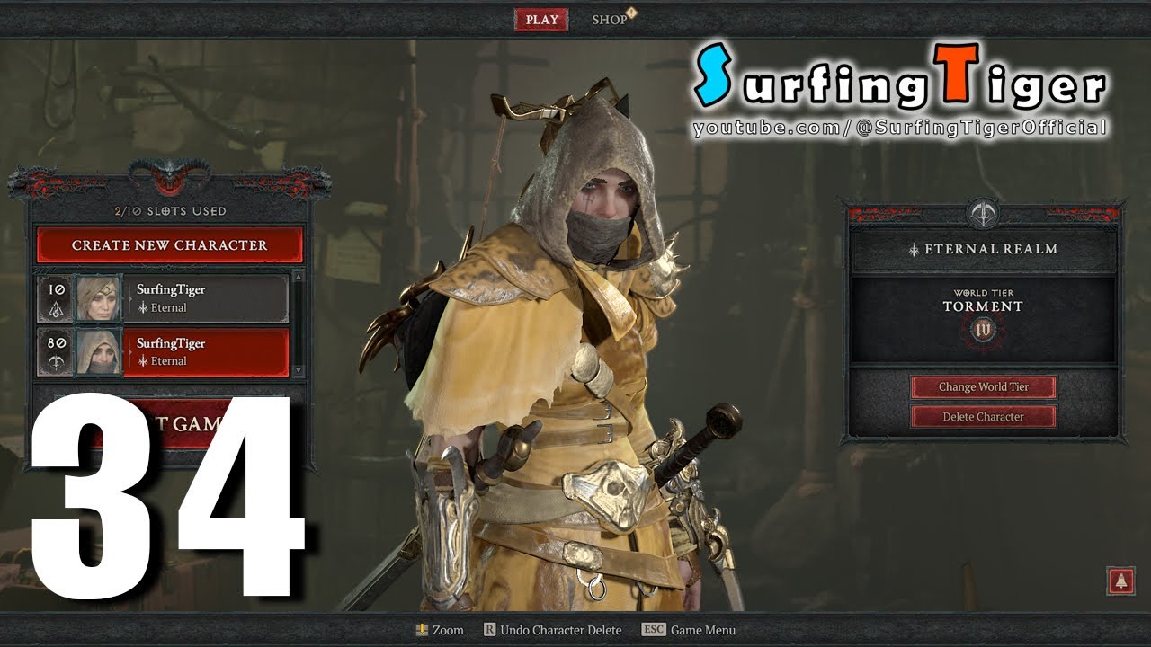 Diablo 4 - FIRST 21 LVL GLYPH - LIVE 34.1 - YouTube