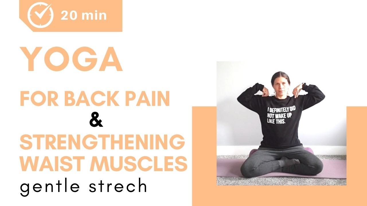 Yoga for women: yoga class for back health and strong side waist ...