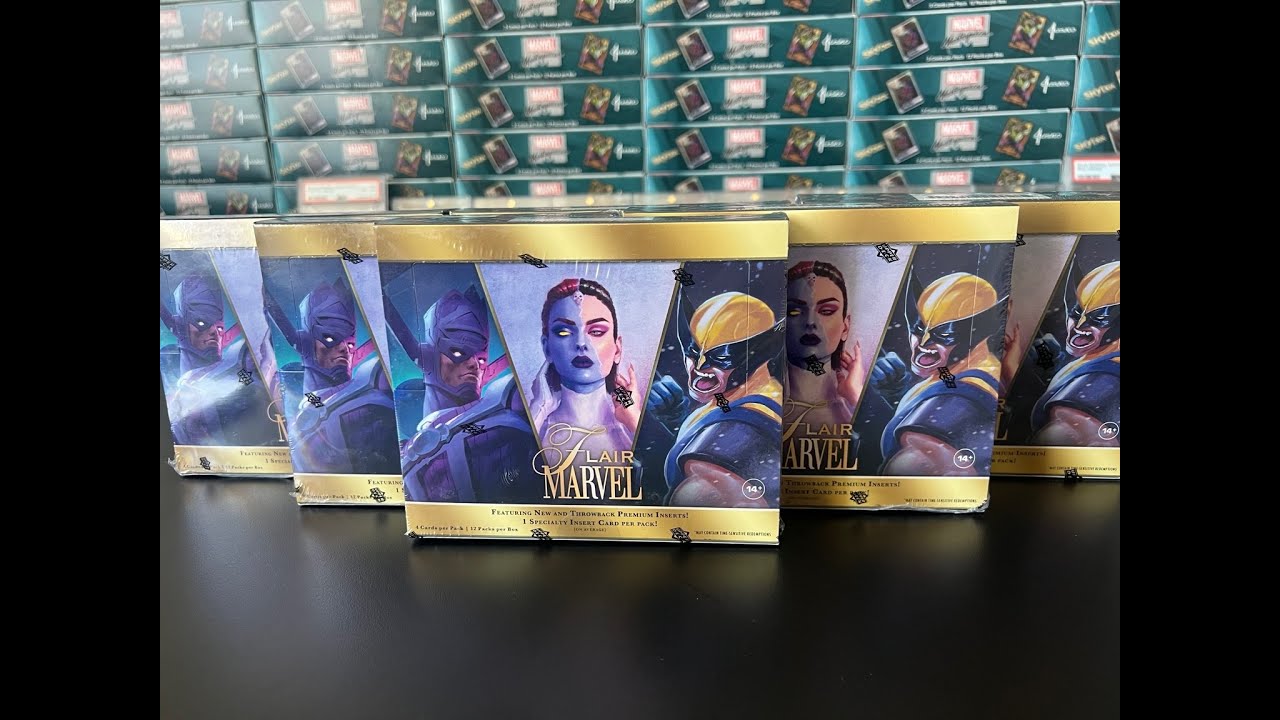 Marvel Flair 6 Box Break - Box 6 - YouTube