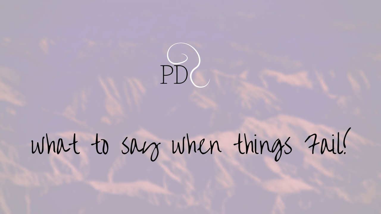 "What to say when things FAIL!" ~ Practicingdentist.com - YouTube