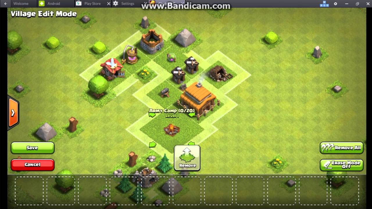 how to change layout of clash of clans - YouTube