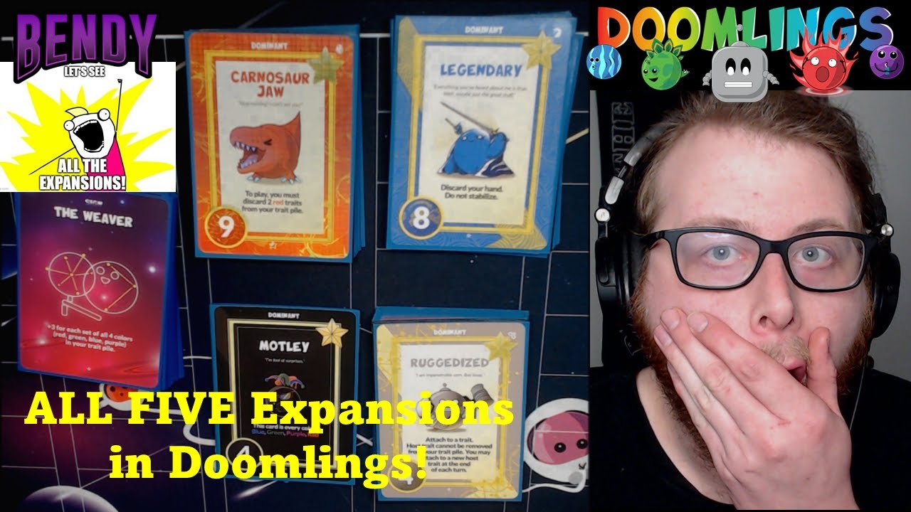 EVERY Card You'll Receive in the 5 Doomlings Expansion packs! - YouTube