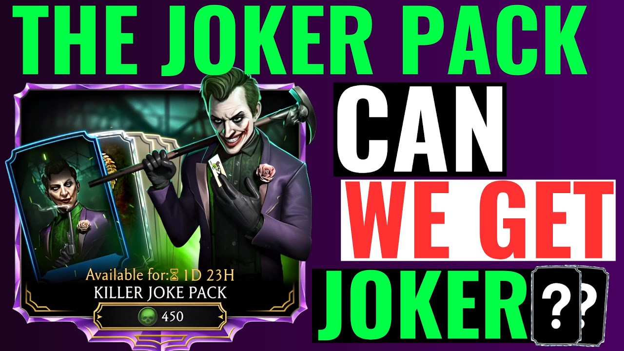 New Joker Pack Opening in MK Mobile Update 4.2 . Can We Get THE JOKER ...