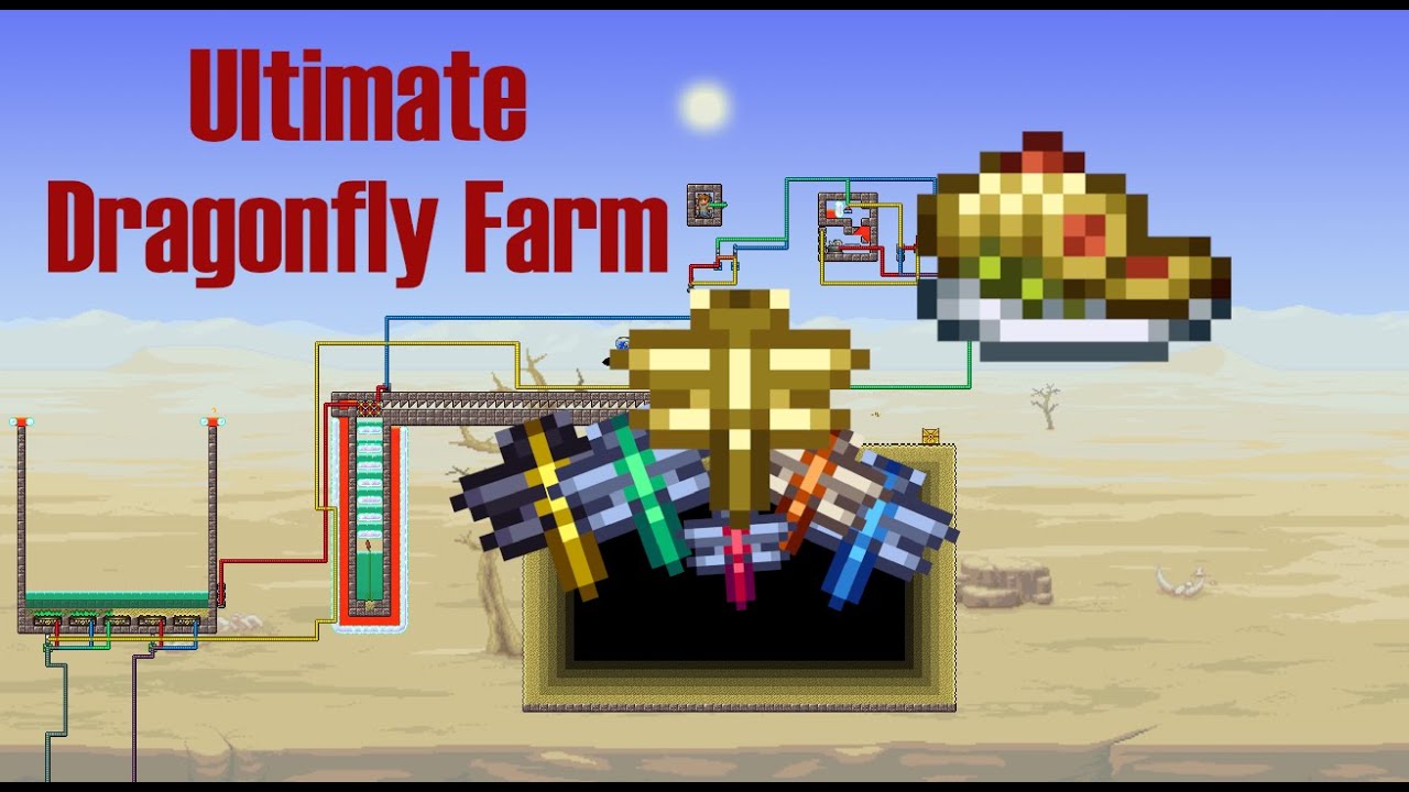The Fastest Dragonfly Farm in Terraria - YouTube
