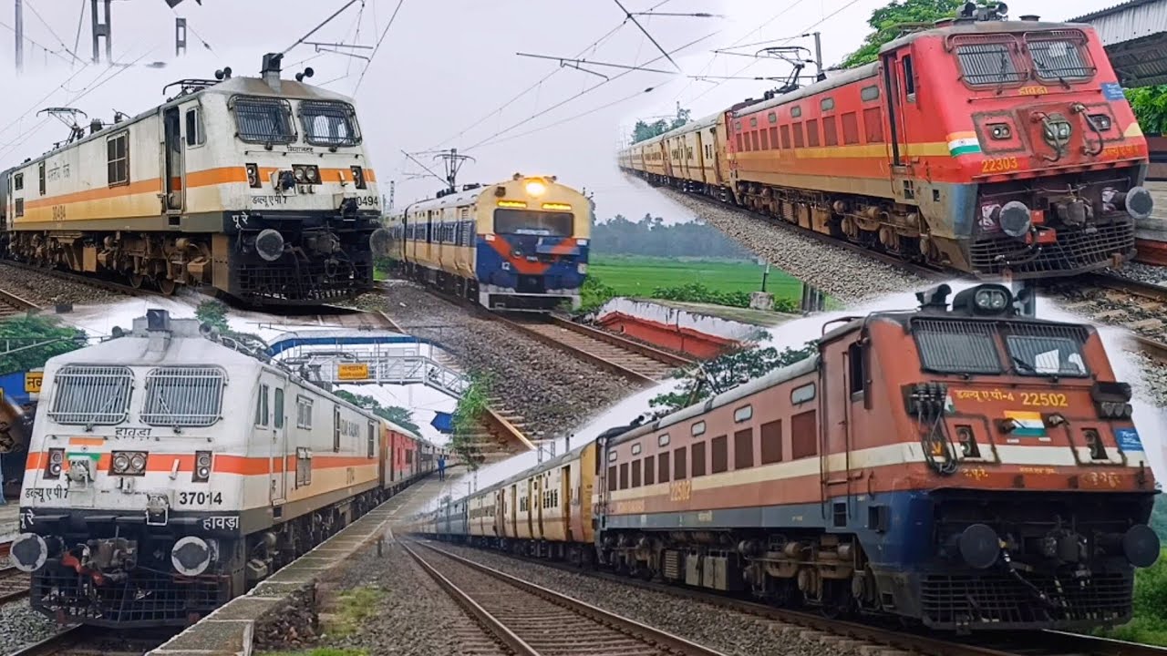 Upasana Express & Sealdha -Ajmer Express & Agra Cant Express & SCL-TVC ...