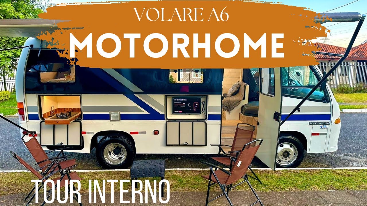 Tour Motorhome Microonibus Volare A6 microônibus - YouTube