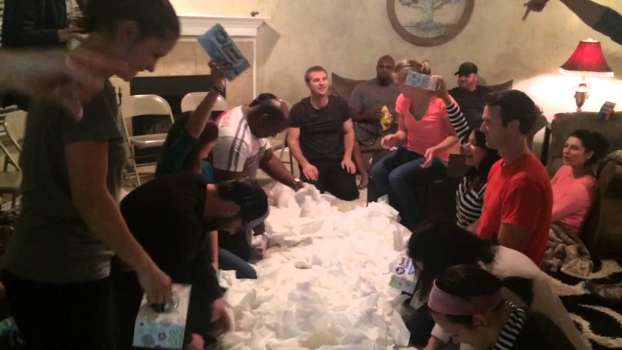 Kleenex Box Empty Out Game - YouTube