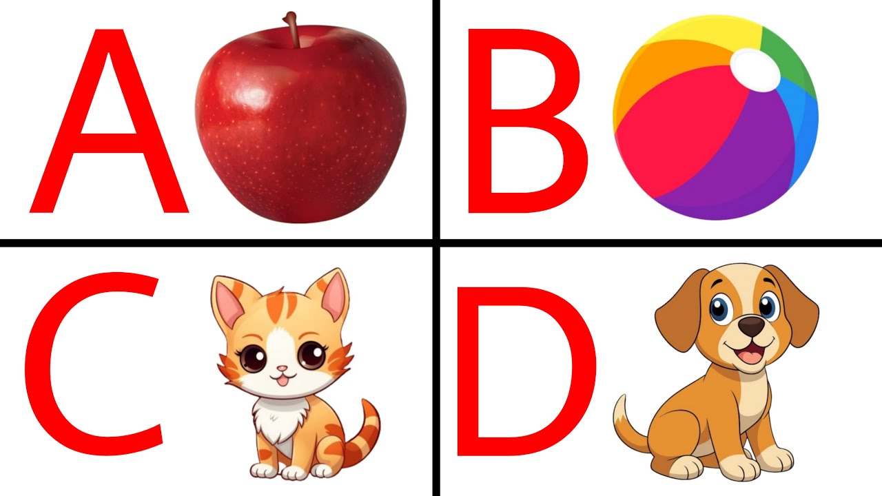 ABCD Alphabet Learning | Fun Song for Kids and Preschoolers - YouTube