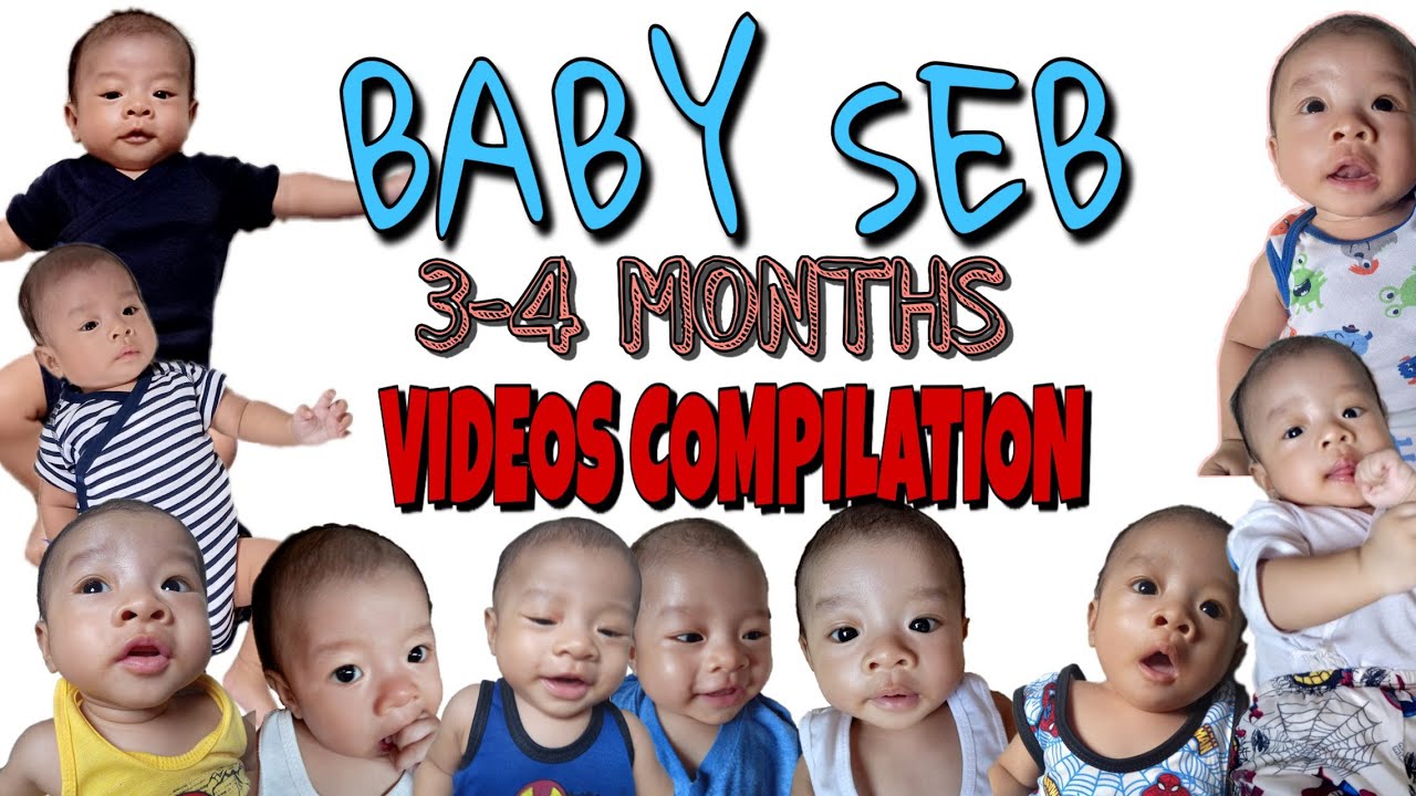 BABY SEB VIDEOS COMPILATION || 3-4 MONTHS - YouTube