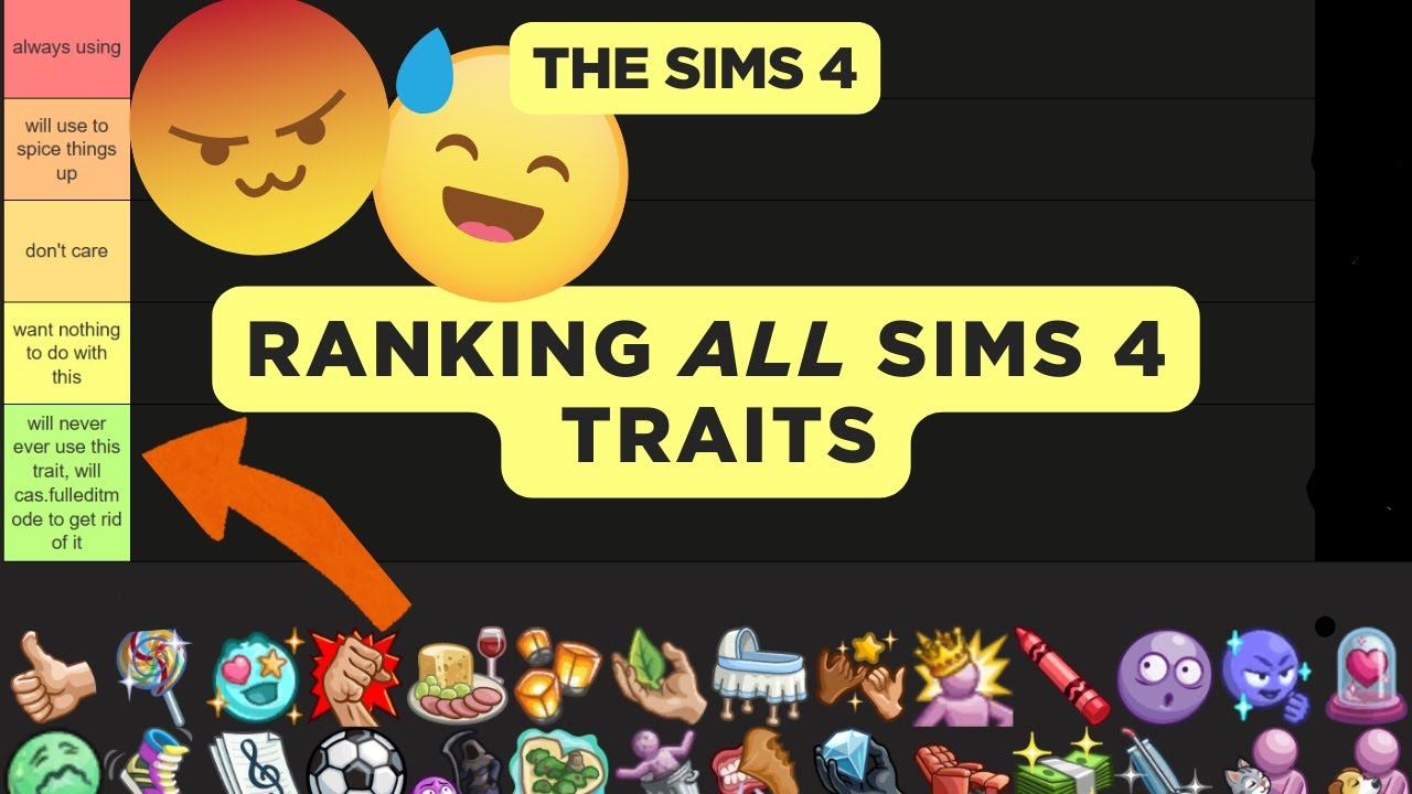 I Ranked Every Trait in the Sims 4... - YouTube