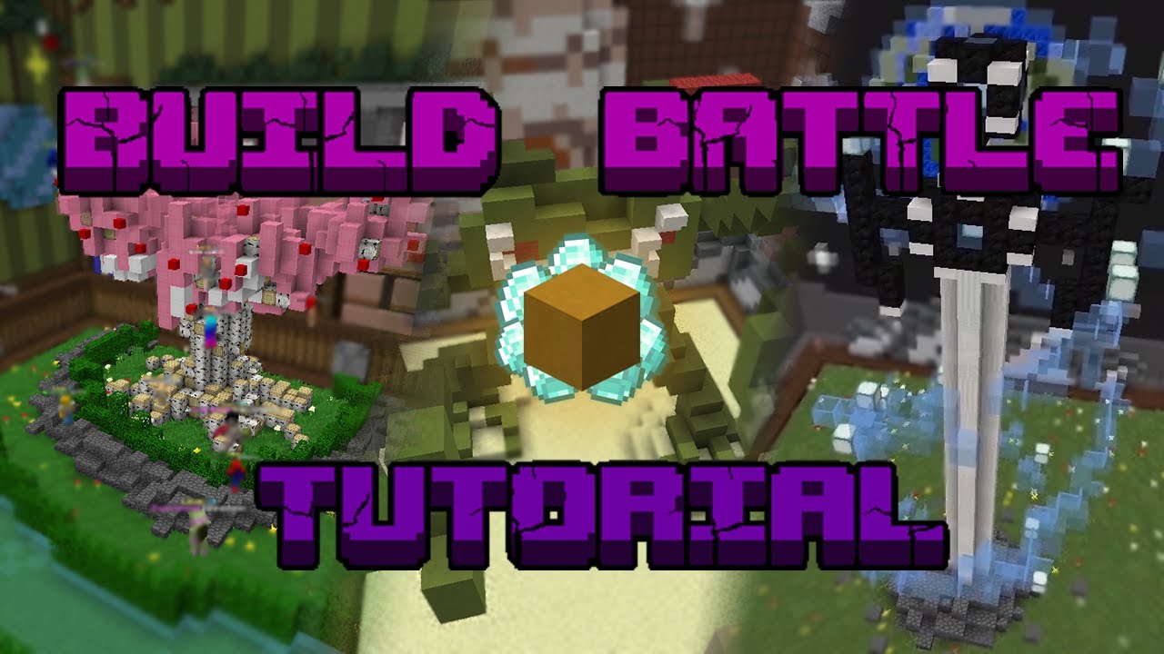 Minecraft Build Battle Tutorial: Garden - Sword - Alien - YouTube