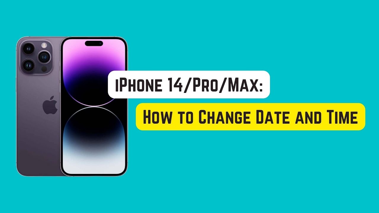 How to Change Date and Time on iPhone 14 Pro/Max - YouTube