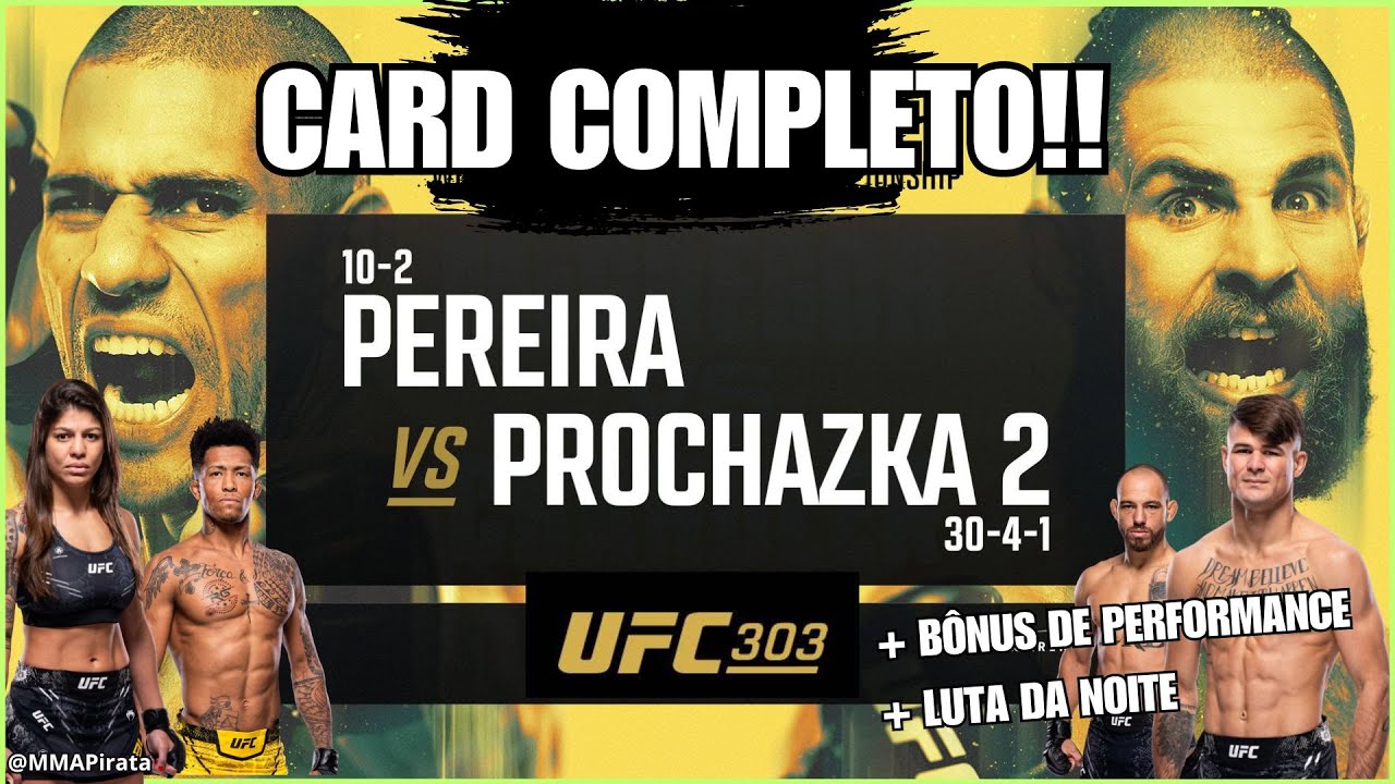 BILHETE PREMIADO - CARD COMPLETO UFC 303!!! - PREENCHENDO O UFC FANTASY ...