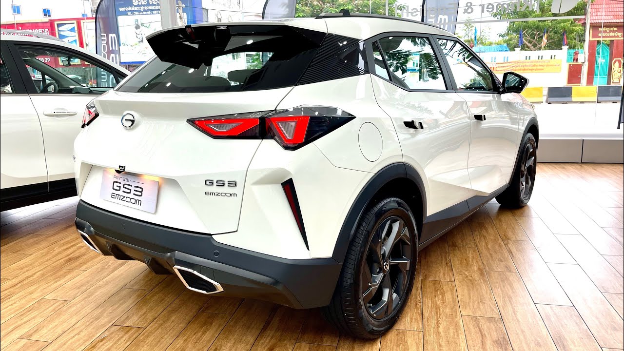 New Arrival 2024 GAC GS3 EMZOOM White Primium Colore SUV - Exterior And ...