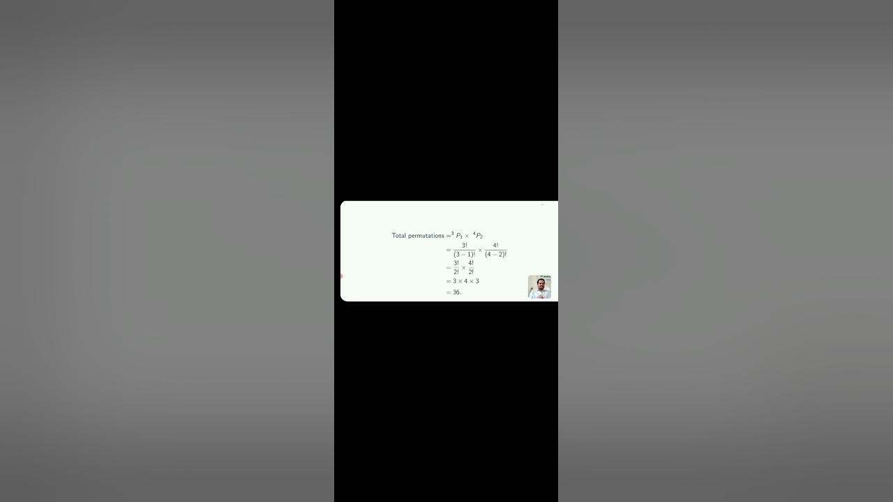 Permutation with repeated elements - YouTube