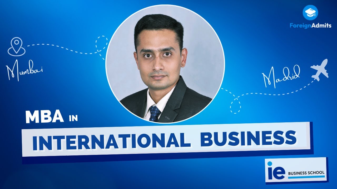 MBA International Business || IE Business School Madrid - YouTube