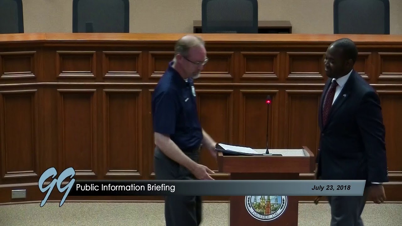 Public Information Briefing - July 23, 2018 - YouTube