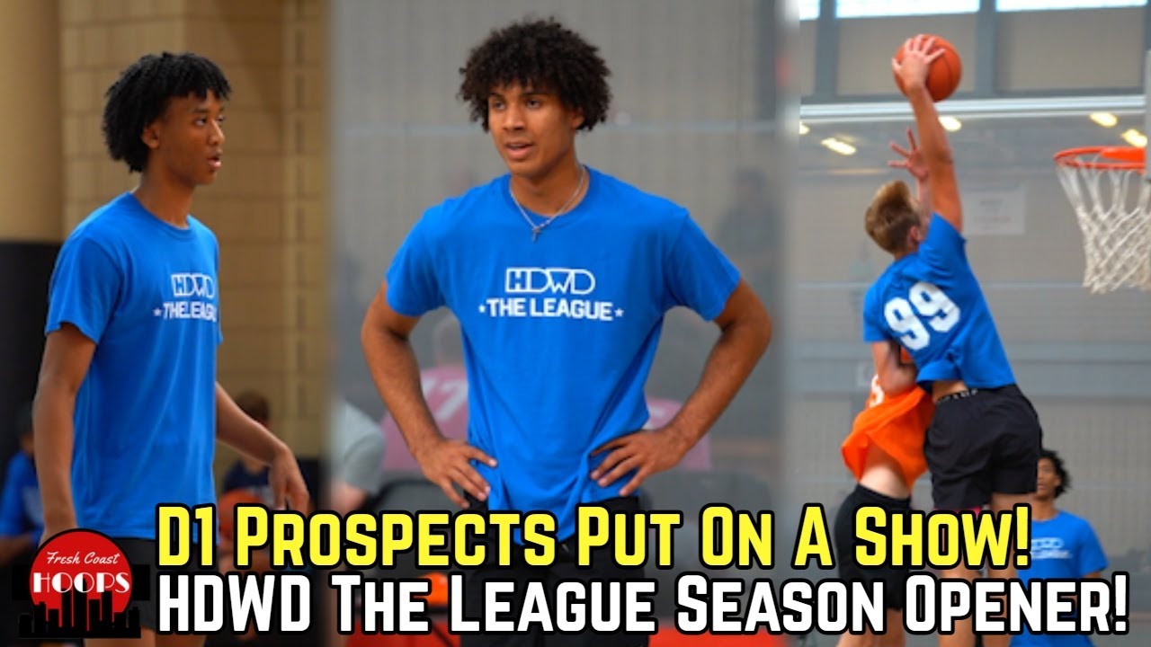 D1 Prospects Show Out At HDWD The League! Grayson Grove Dunks ...