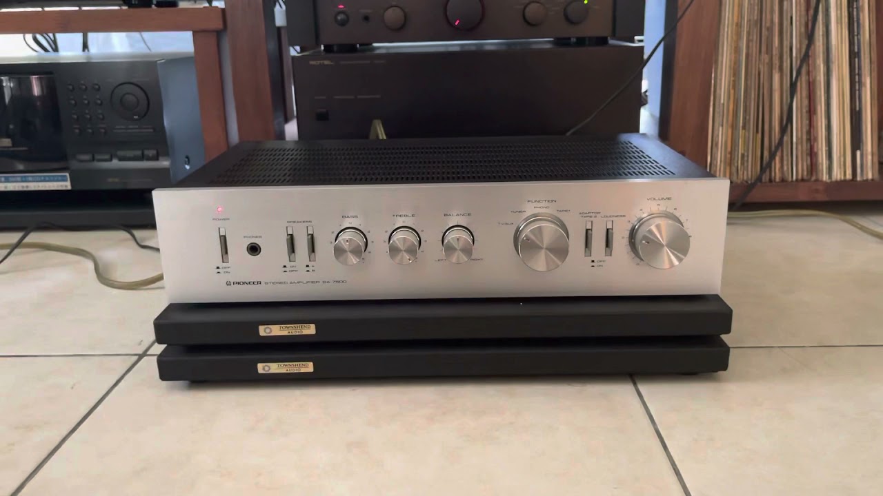 PIONEER SA-7500 STEREO AMPLIFIER - YouTube