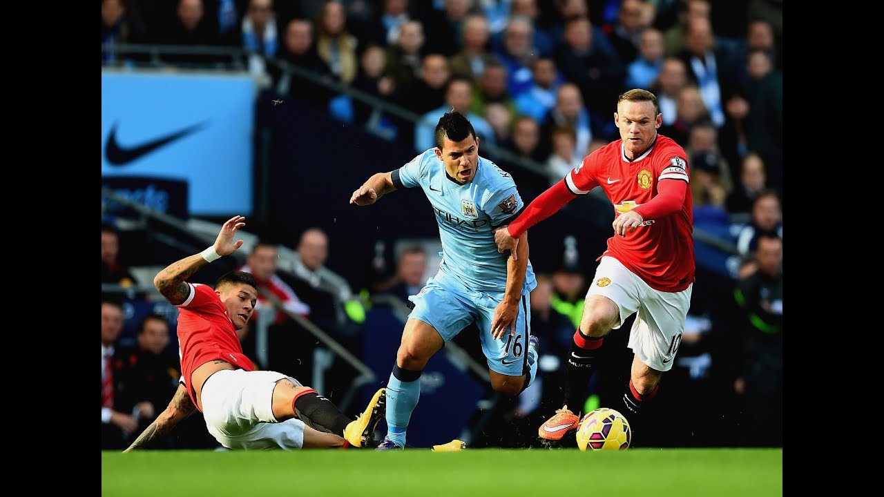Manchester United vs Manchester City derby Round 9 season 2015-2016 ...