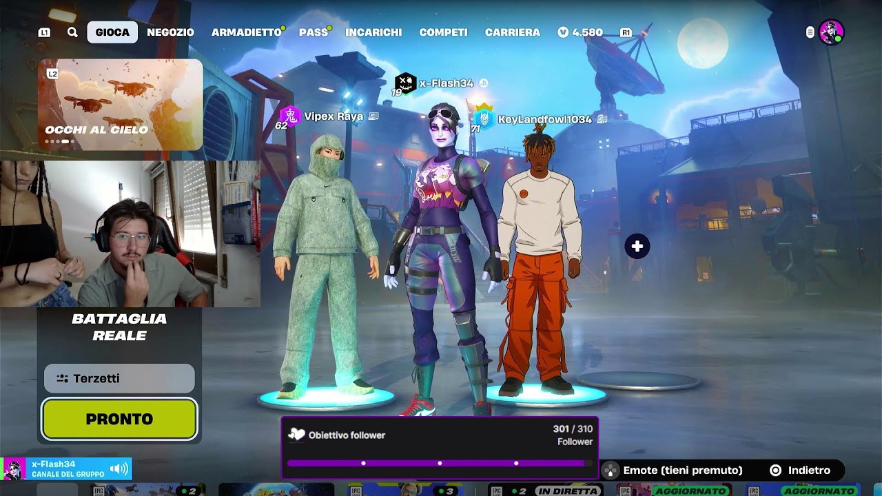 🏆FORTNITE CON I FOLLOWERS + SFIDE INSIEME (alert attivi), cliccami ...