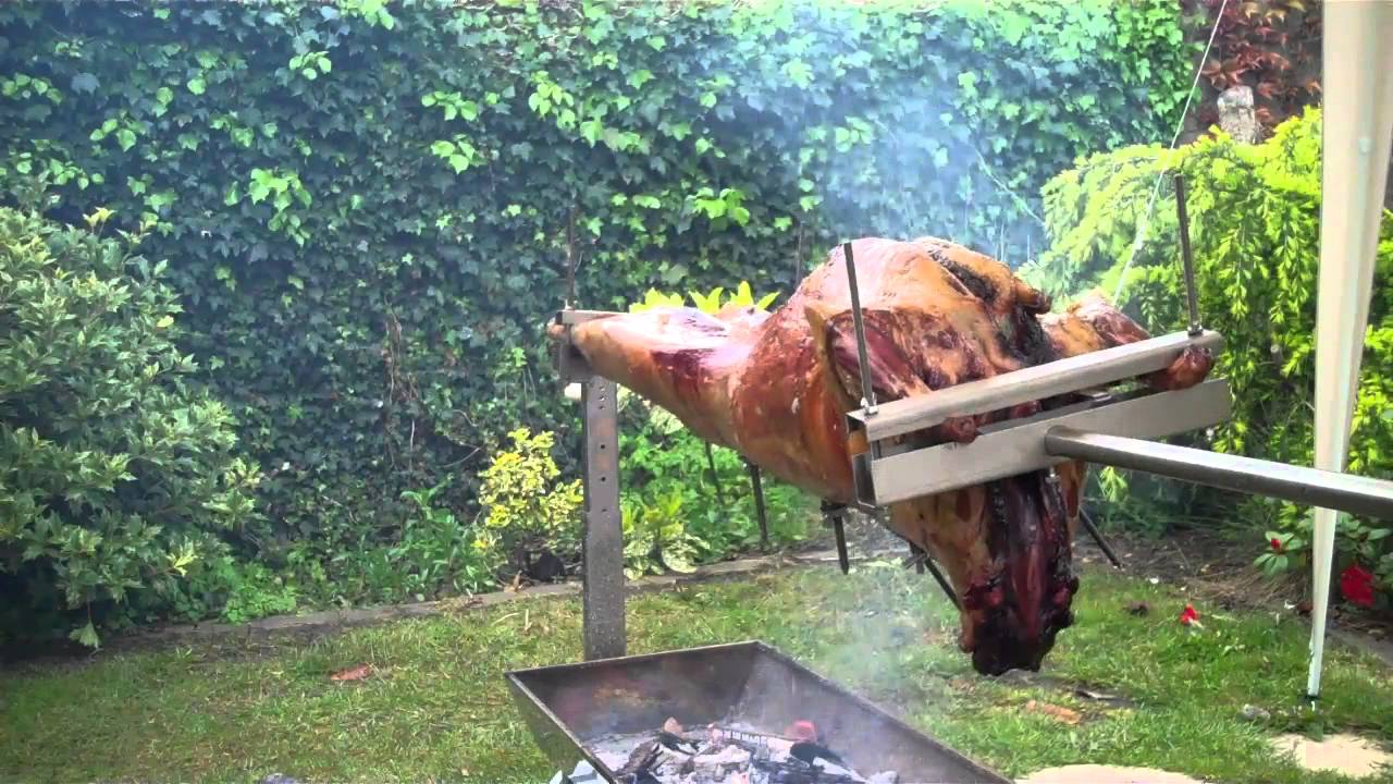 Spit Roast Herdwick Hogget - YouTube