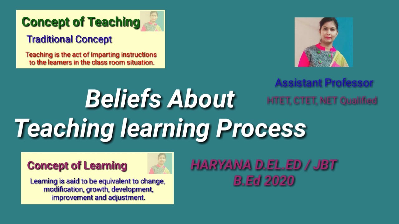 Beliefs About Teaching Learning Process | Concept of teaching ...