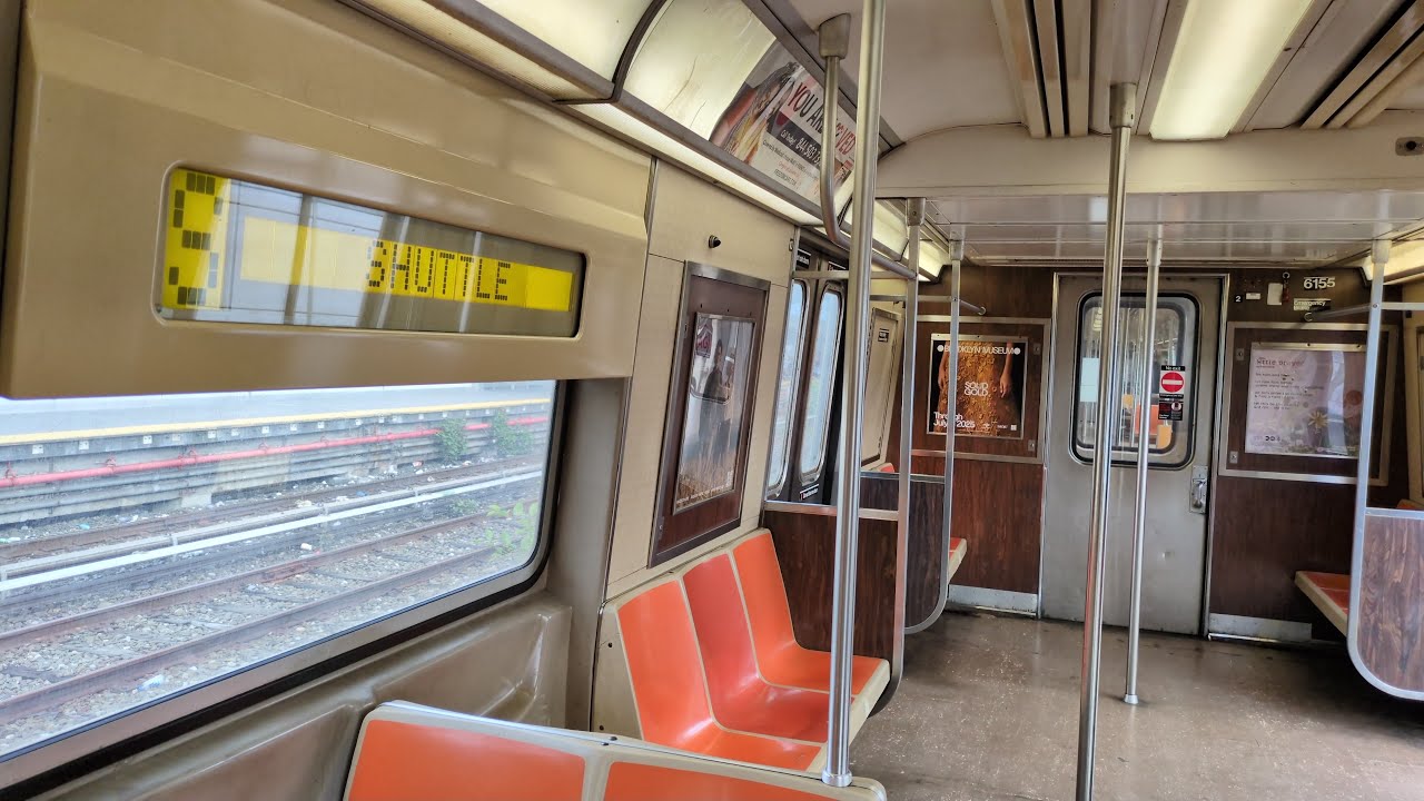 NYC Subway: R46 Rockaway Shuttle Train Ride from Howard Beach-JFK ...