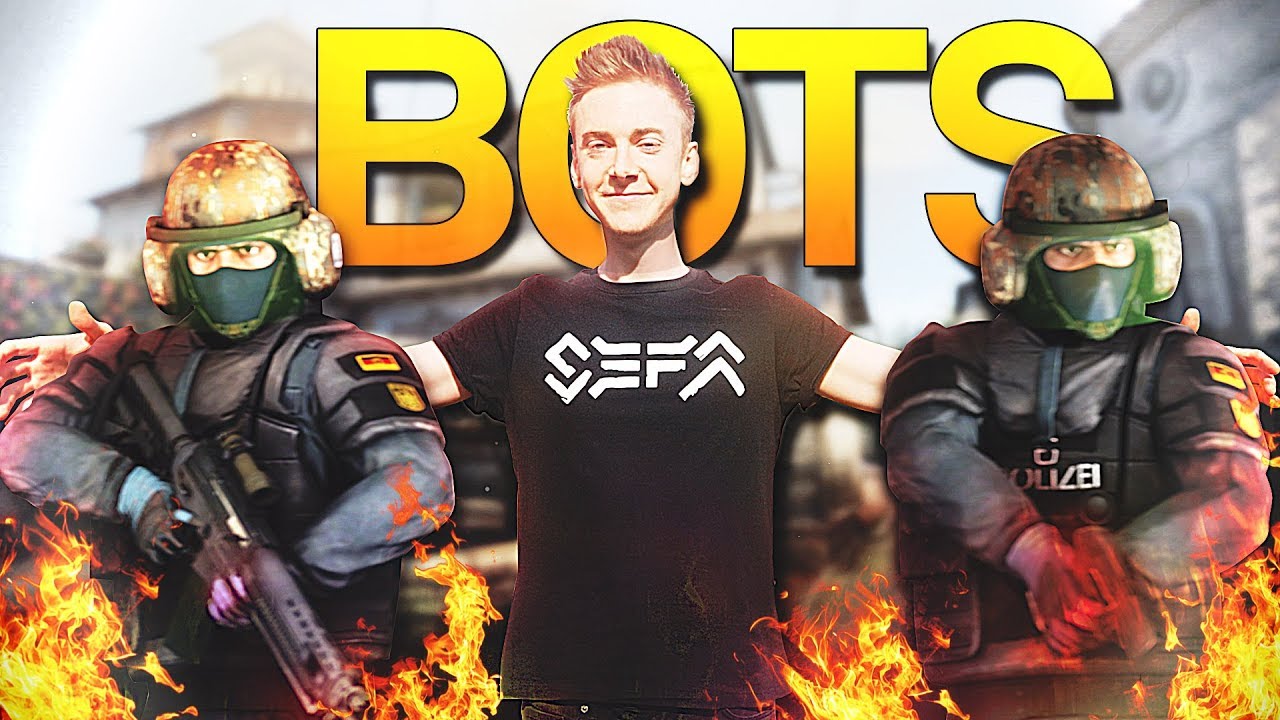 CS:GO - WINNING with 2 BOTS?! - YouTube