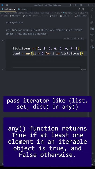 Python any() function use #shorts #programming #coding #python - YouTube