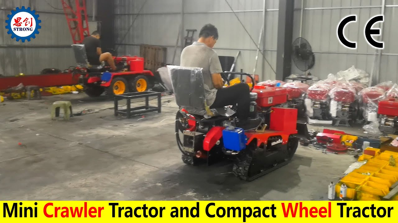 High Quality Mini Crawler Tractor and Compact Wheel Tractor - YouTube