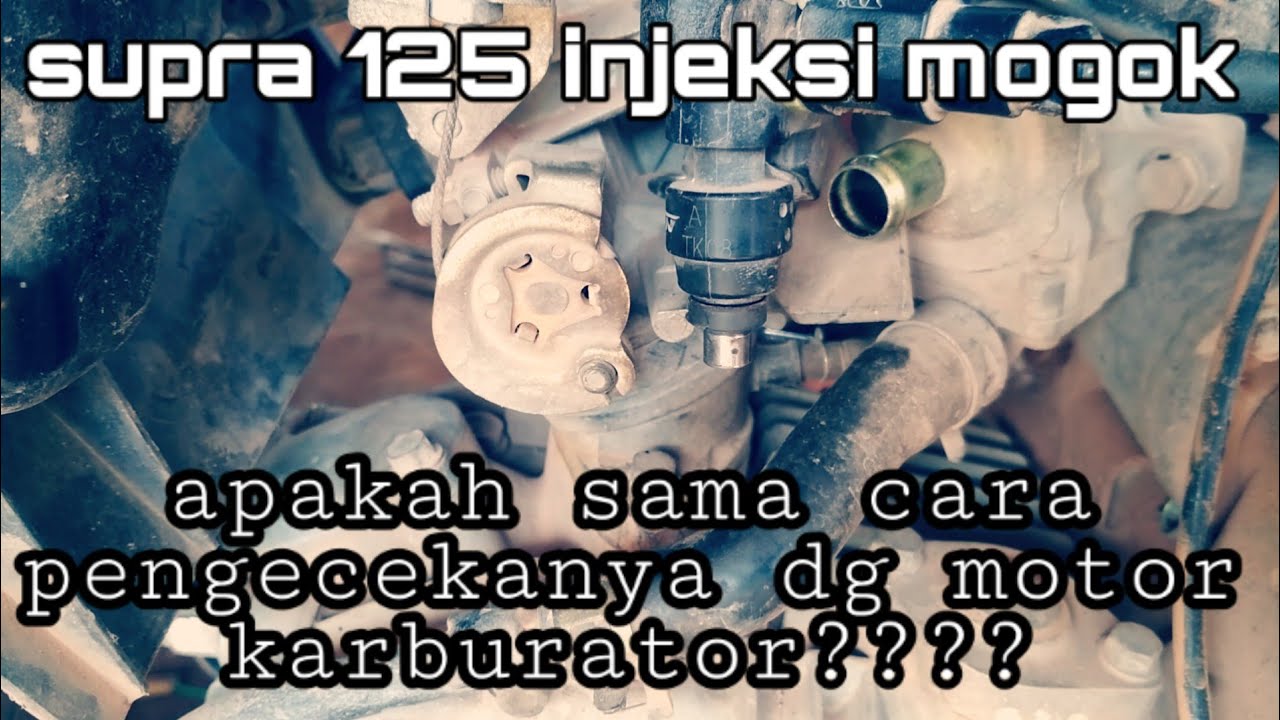 Supra 125 injeksi mogok - YouTube