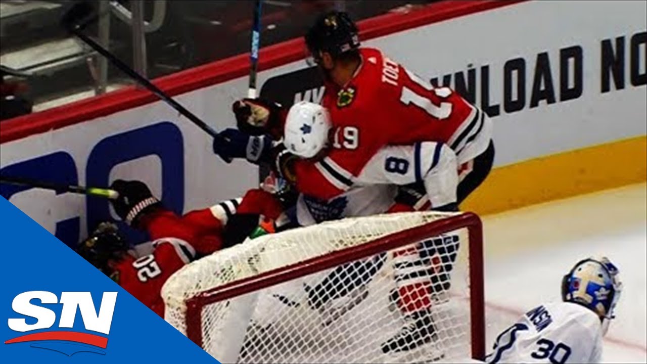 Jonathan Toews Steps Up After Jake Muzzin Levels Brandon Saad With Huge ...