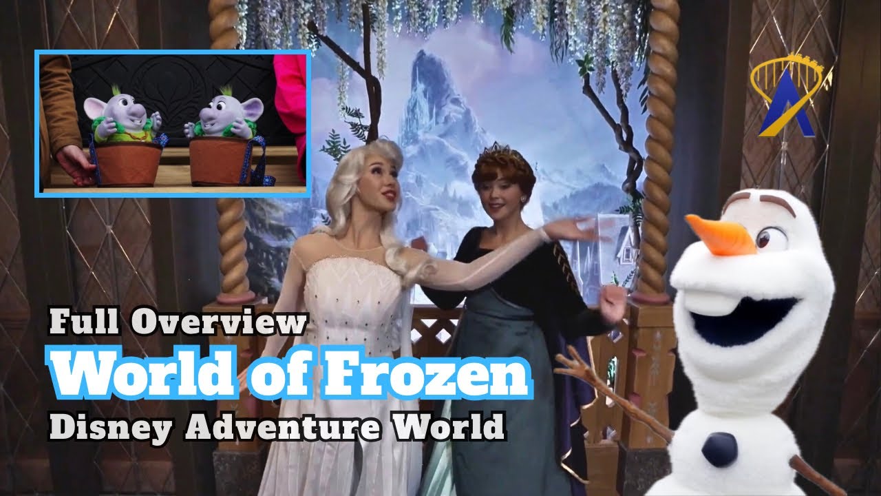 Preview of World of Frozen at Disney Adventure World - YouTube