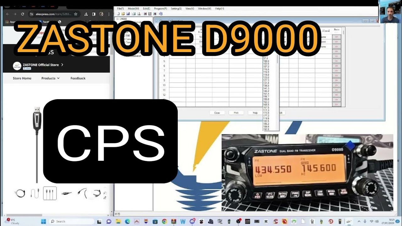 ZASTONE D9000 - PROGRAMING SOFTWARE - YouTube