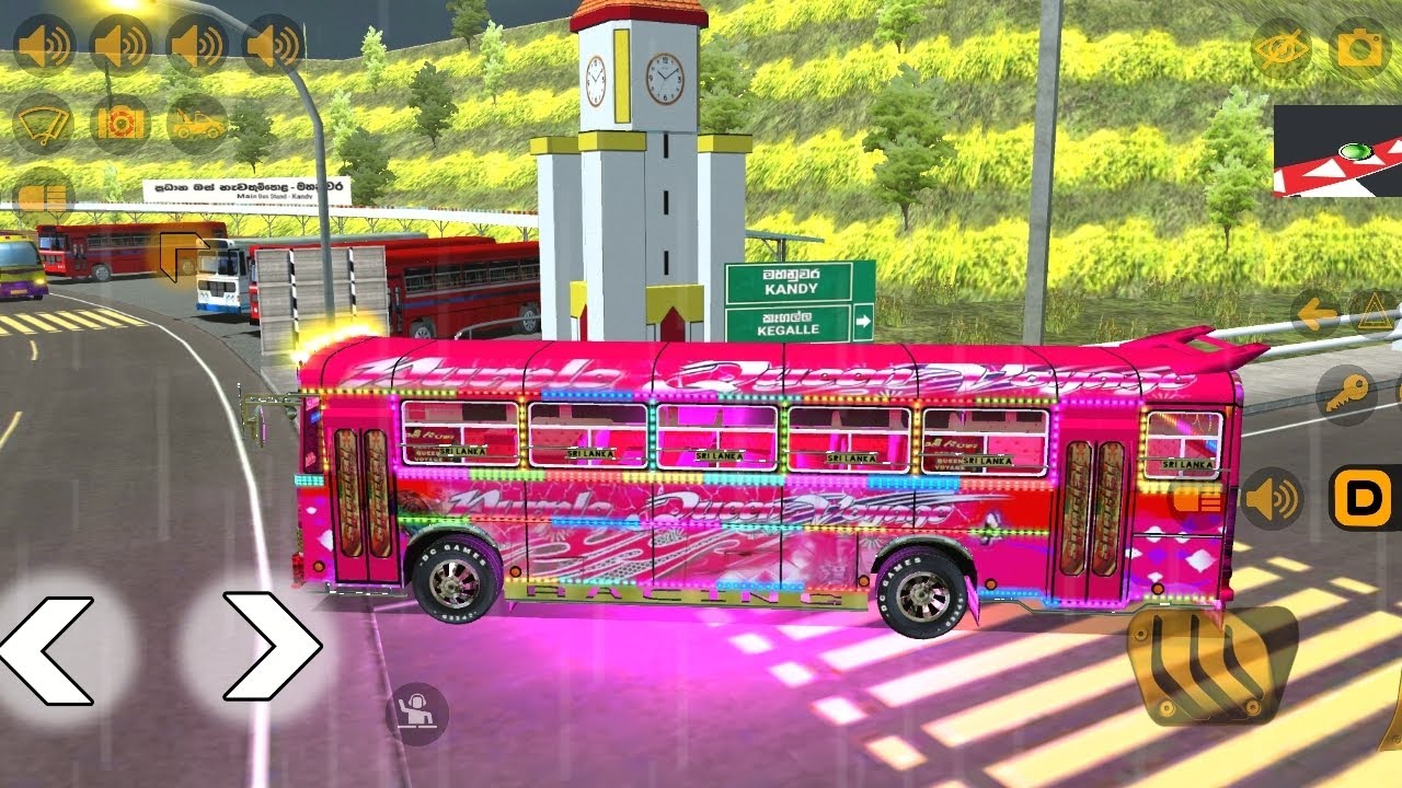 වැස්සෙ ගහපු දම් රැජින bus game එක - YouTube