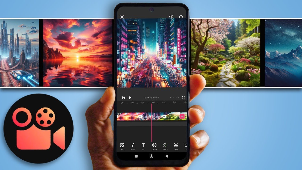 How To Create Image Slideshows with Video Maker (Video.Guru) - YouTube