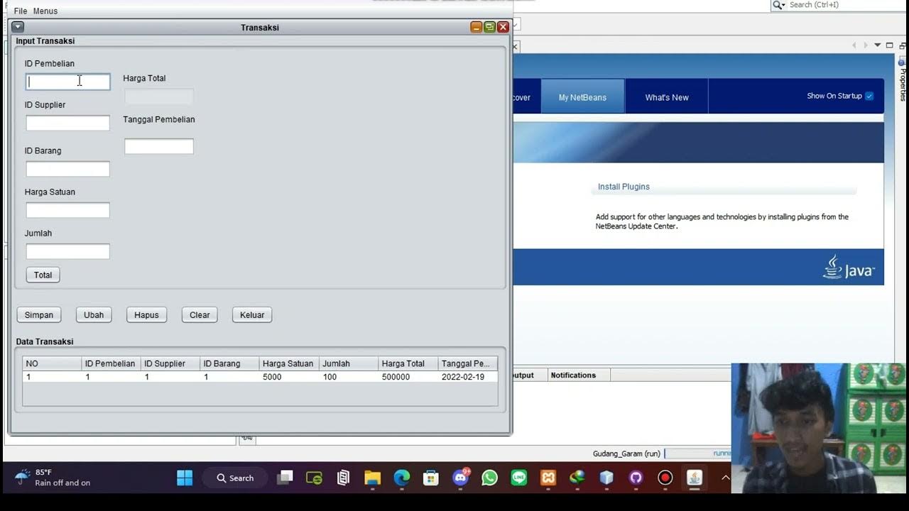 UAS PEMROGRAMAN BERBASIS OBJEK 2 - Aplikasi Gudang - YouTube