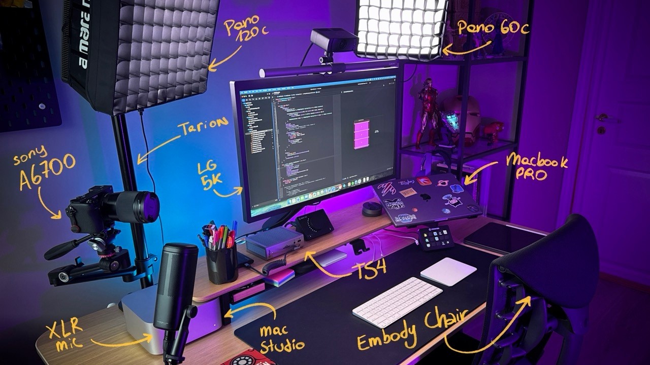 iOS Developer Home Office Tour 2026 | Small Space, Pro Setup - YouTube