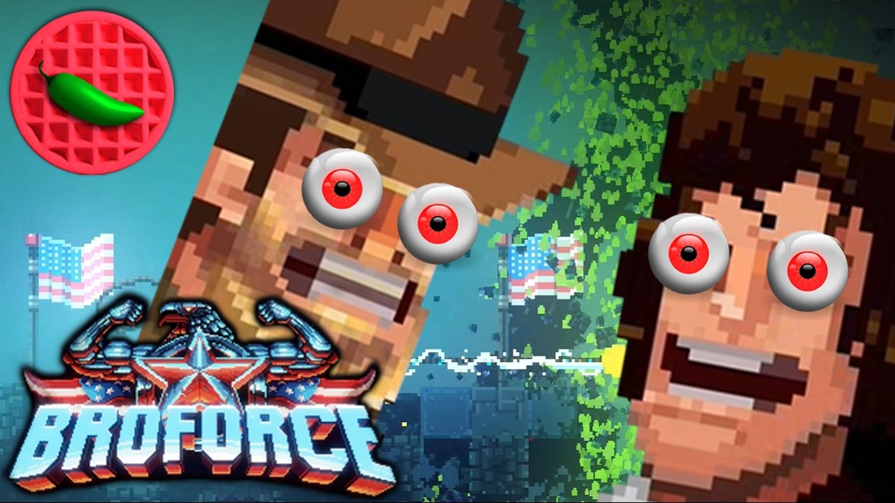 THRASHING MOUNT THERMOS! -- Let's Play Broforce (Local Co-op)(Custom ...