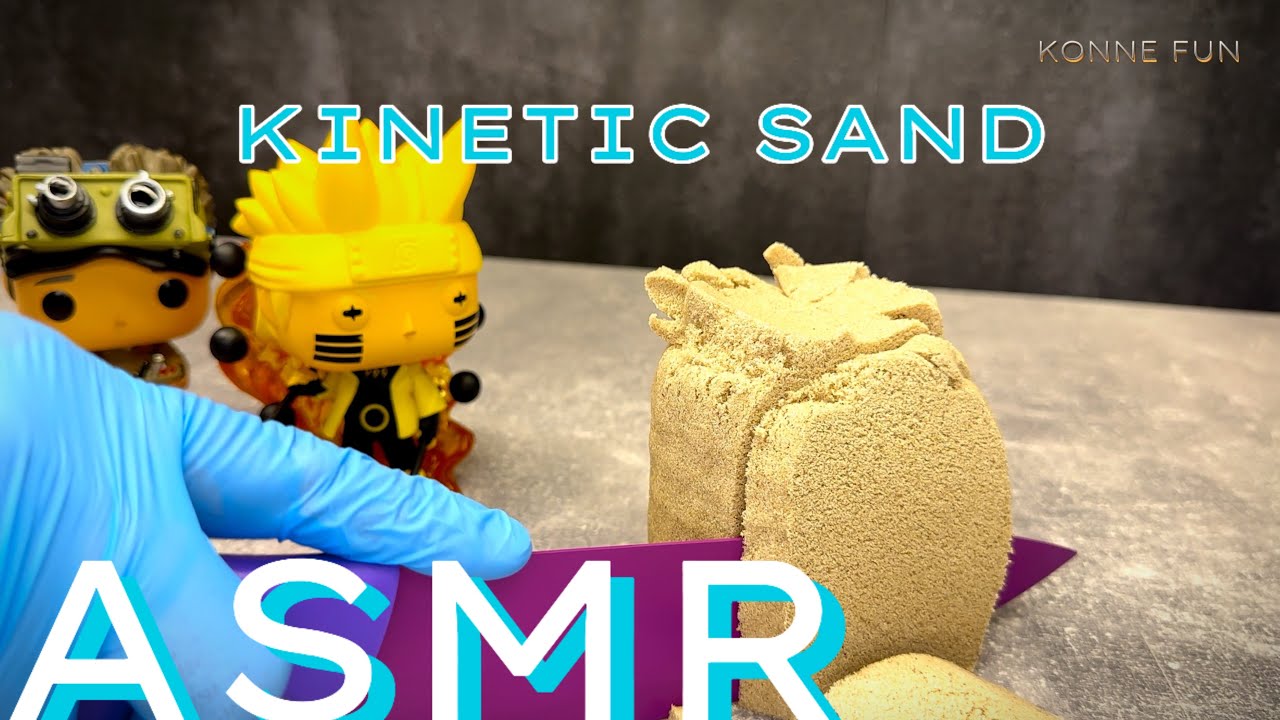 Very satisfying soft relaxing ASMR Kinetic Sand Video #asmr #satisfying ...