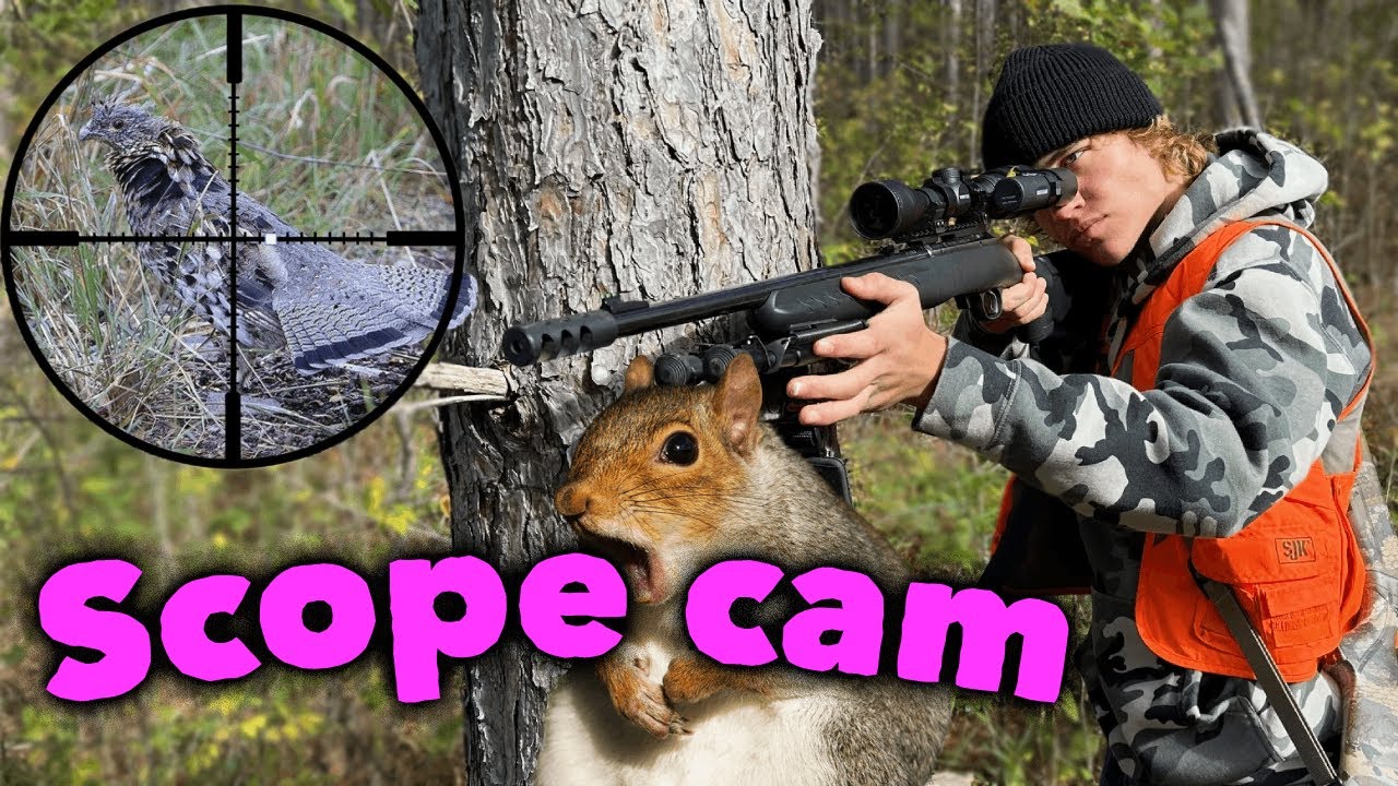 Small Game Hunt with SCOPE CAM!!!(Catch Clean and Cook) - YouTube