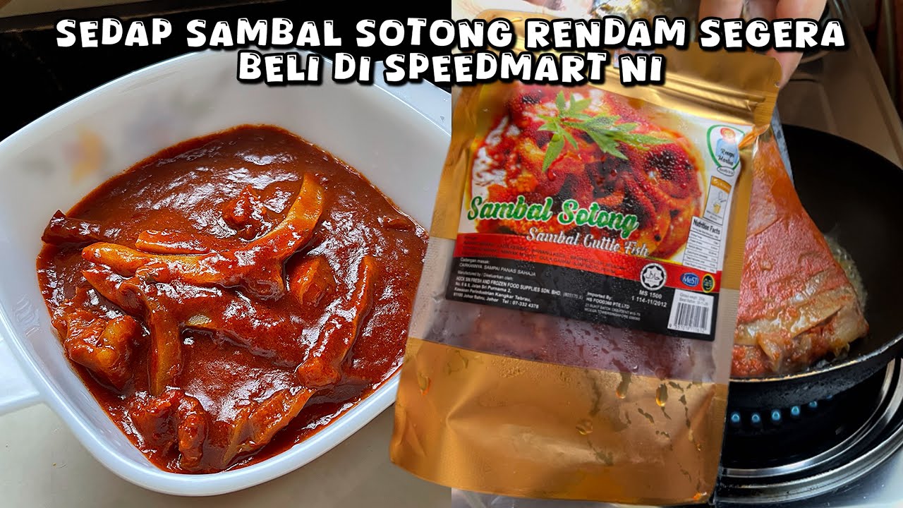 Beli Sambal Segera Sotong Rendam Dari Speedmart.Sedap👍🏻 Sesuai Utk Org ...
