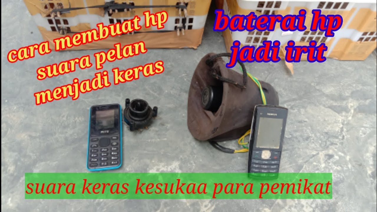 Hp jadul tulalit bisa buat Mikat burung.pelan suara jadi keras || cara ...