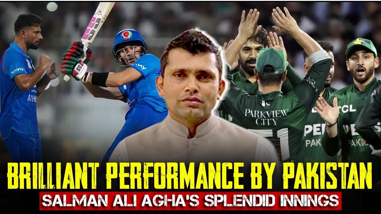 Brilliant Performance by Pakistan, Salman Ali Agha's Splendid innings ...